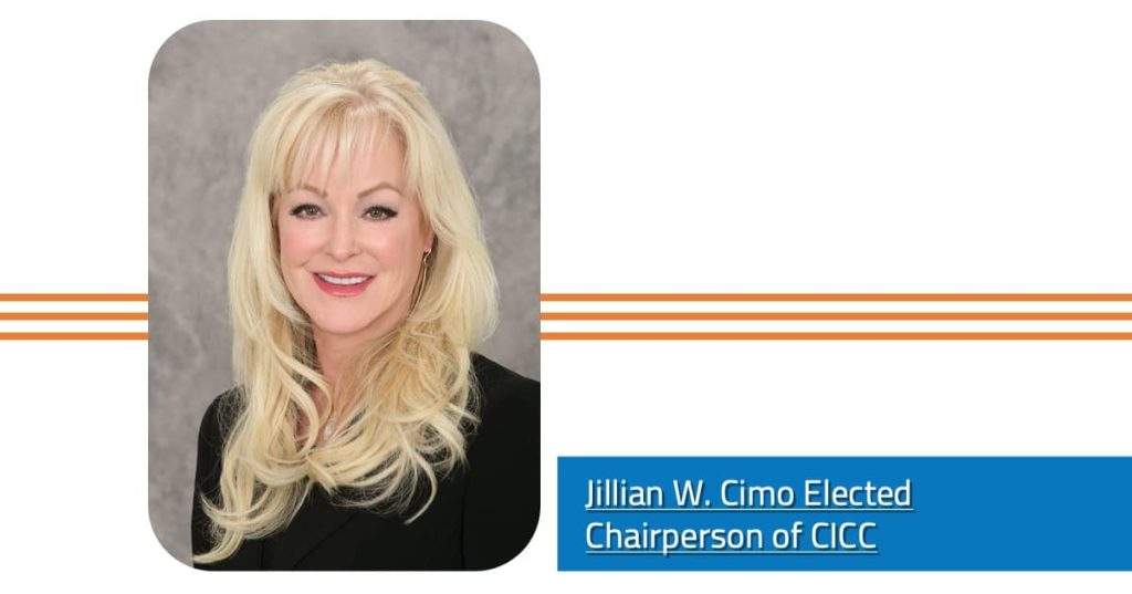 Jillian W. Cimo Elected Chairperson of CICC - Coast Southwest
